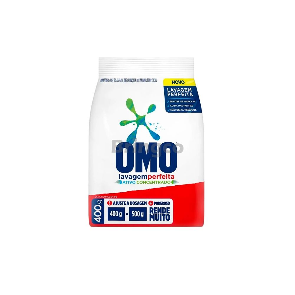 Jabon en Polvo Omo Multiaccion 400 Gr und